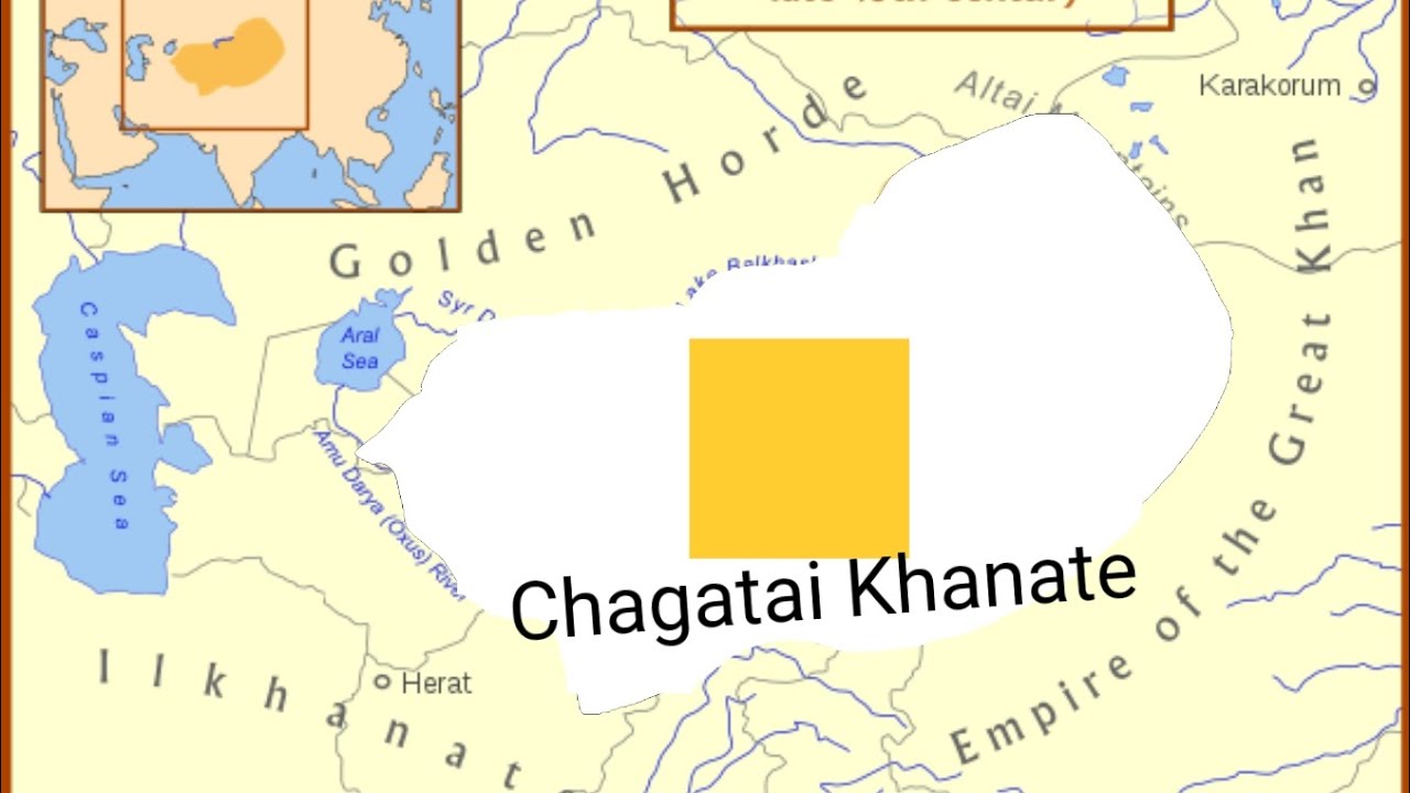 Everybody want to rule the world! Chagatai Khanate #geo #mapping # ...