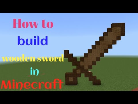 how to build wooden sword in Minecraft 😯🙏 - YouTube