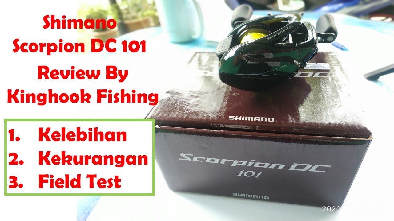 Shimano Scorpion DC 101 Review + Field Test | KINGHOOK FISHING - YouTube