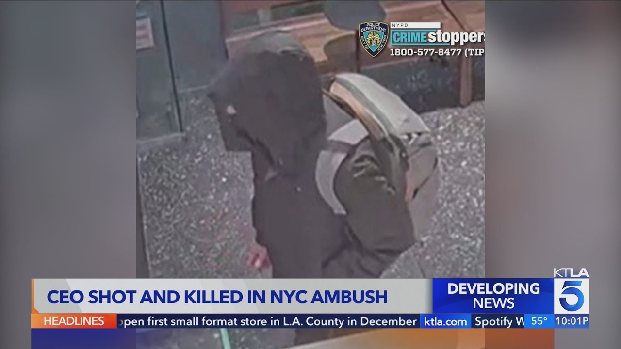 Health insurance CEO shot, killed in New York - YouTube