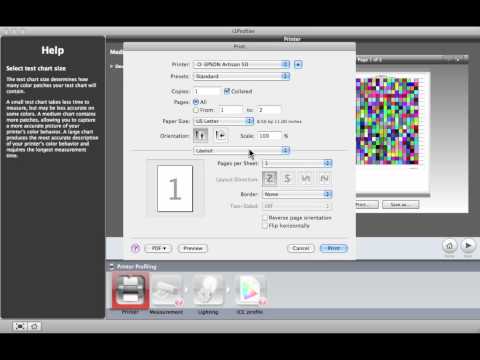 X-Rite i1Profiler Basic Printer - YouTube