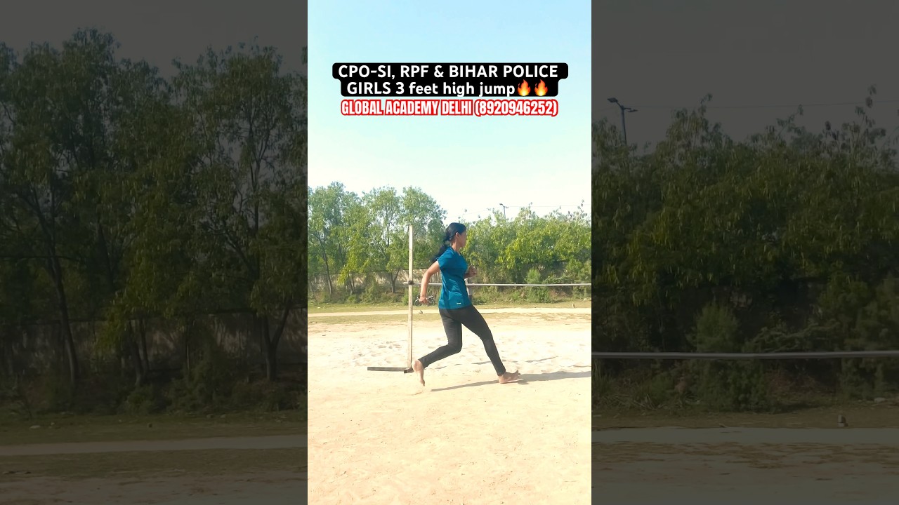 GIRLS 3 feet high jump technique || #highjump #technique ## ...