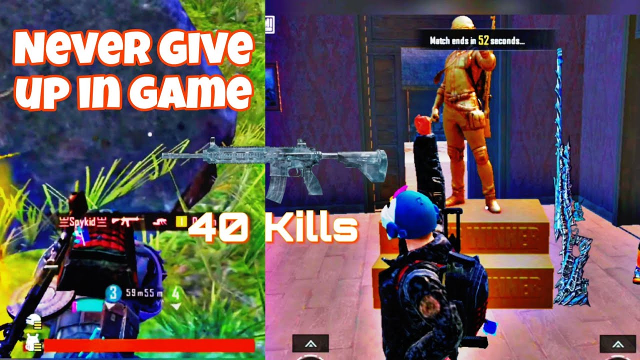 Never Give up in game (Rush Gaming) Total 40 Kills - YouTube
