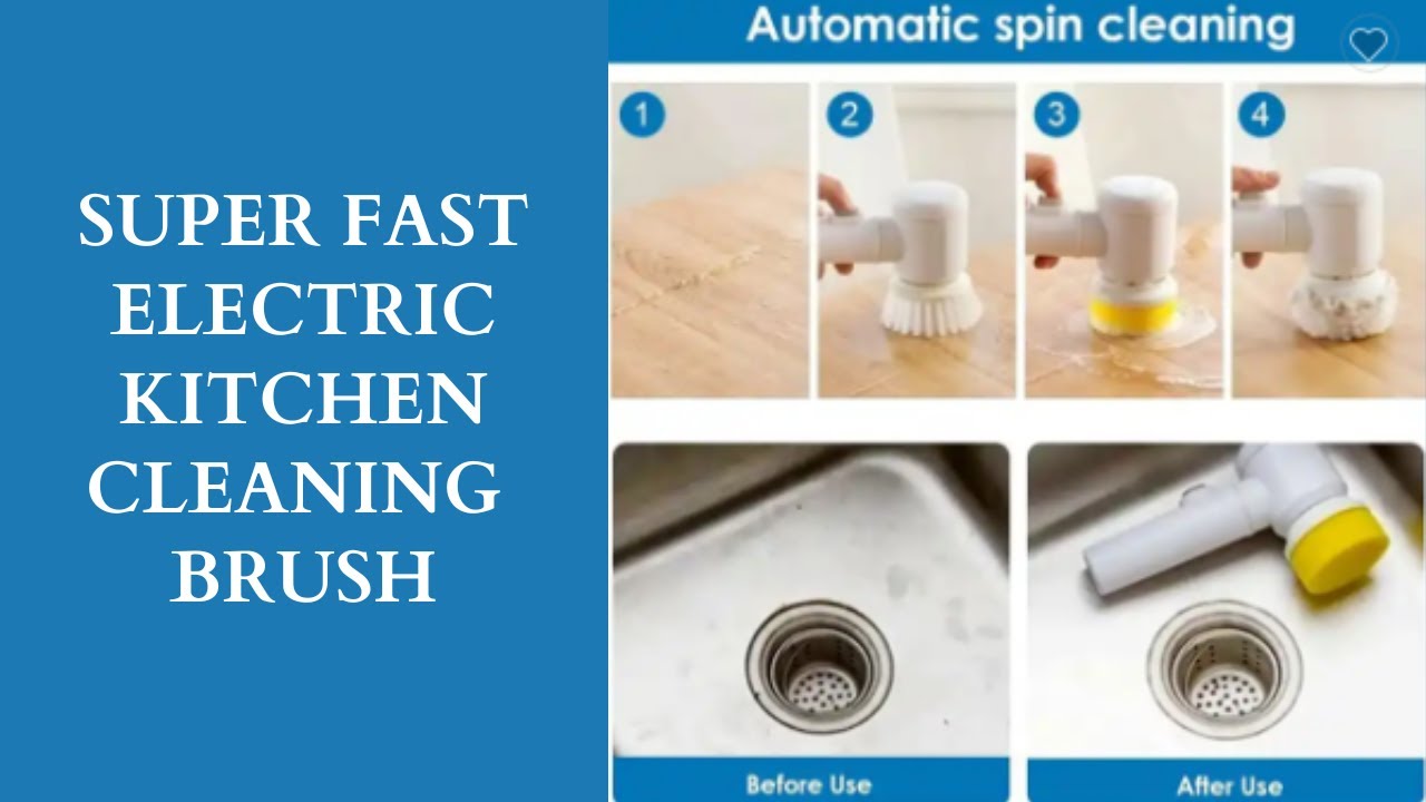 Kitchen Cleaning Tool | USB 5 in 1 Cleaner Bathroom Bathtub | Electric ...