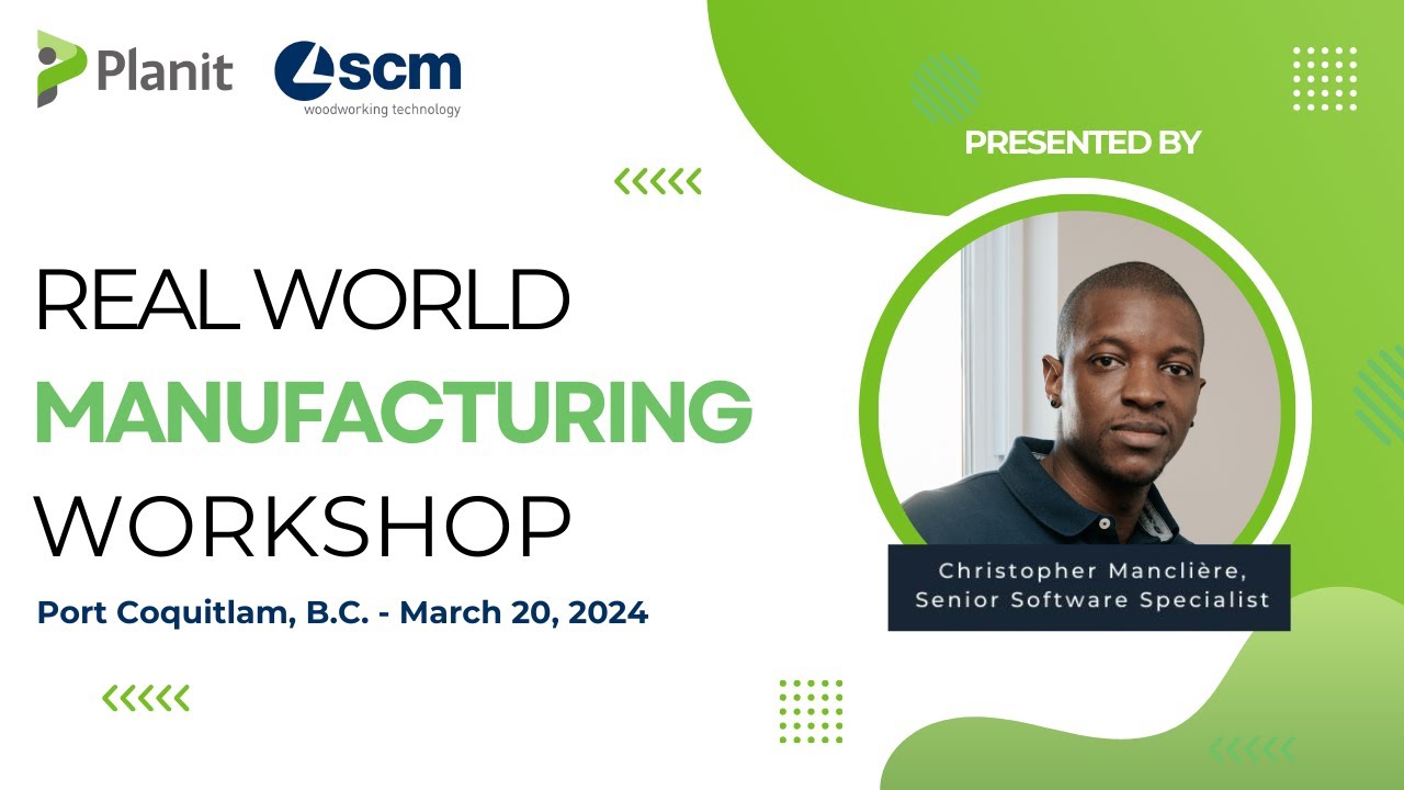 Real World Manufacturing Workshop with Planit and SCM - YouTube