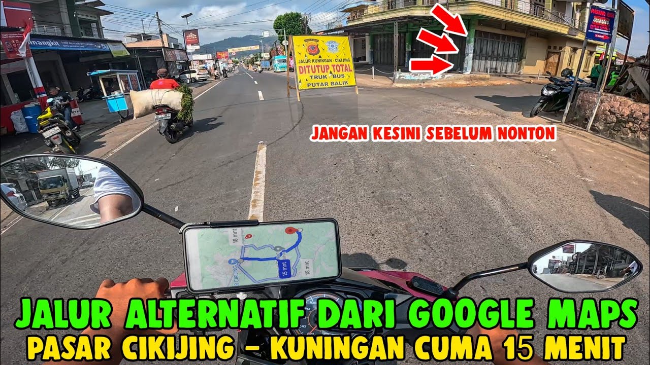 TONTON SEBELUM KESINI‼️Jalur Alternatif Cikijing - Kuningan Cuman 15 ...