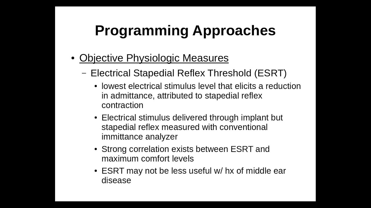 Cochlear Implant Programming - YouTube