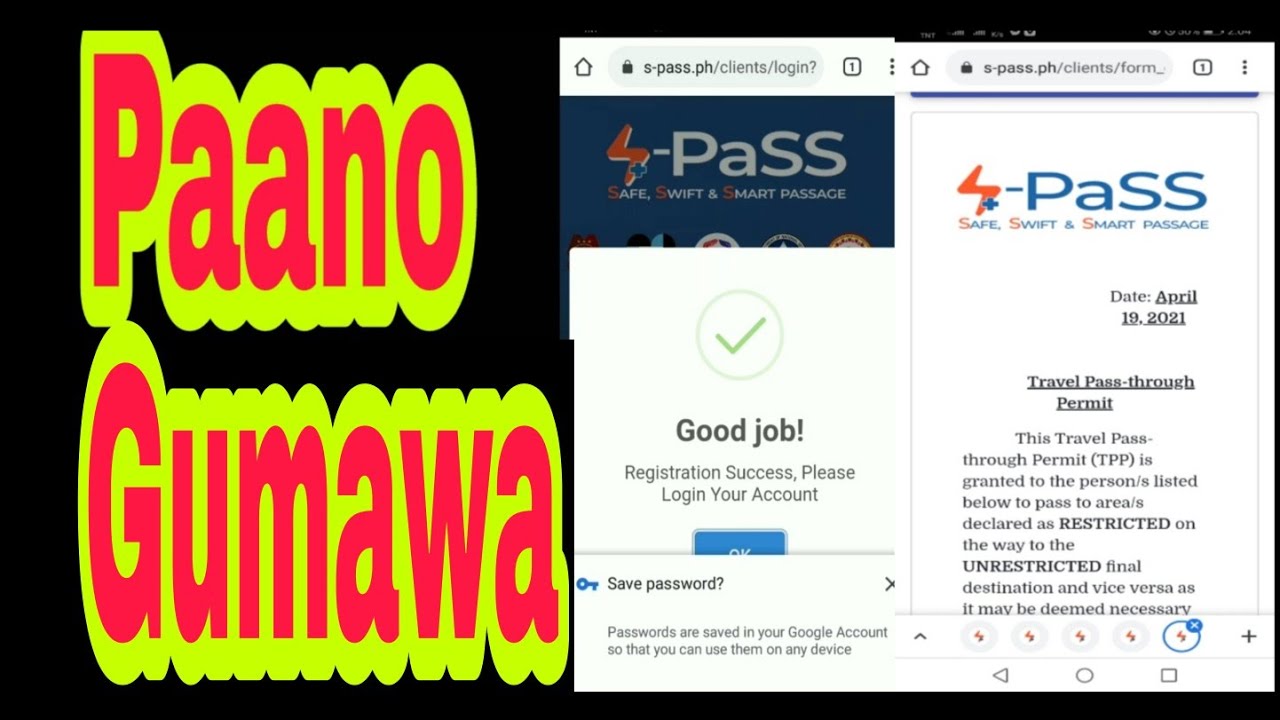 S-PASS REGISTRATION ONLINE . PAANO GUMAWA . - YouTube