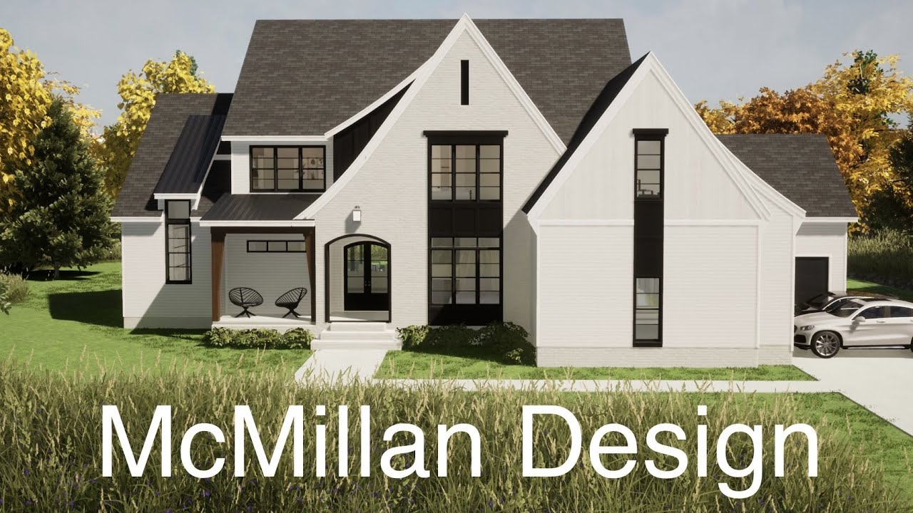 McMillan Design- Custom Home Rendering 2021 - YouTube