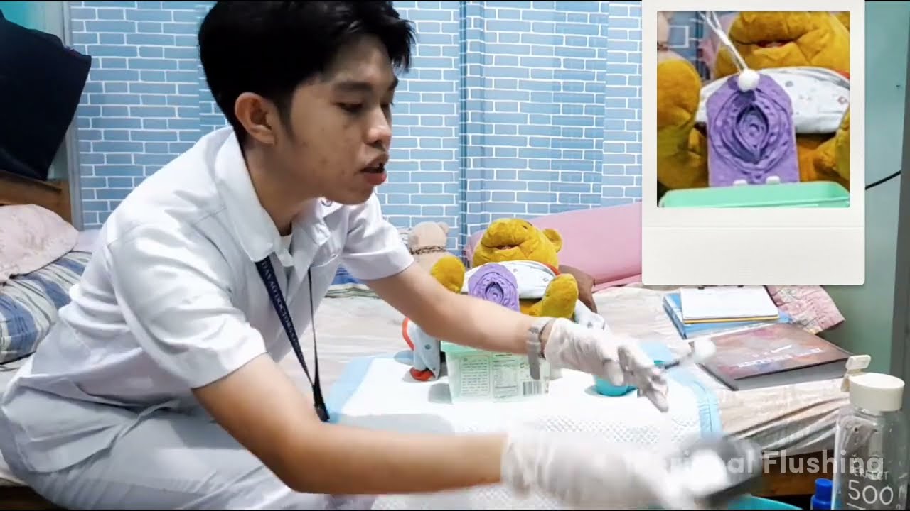 Female Perineal Flushing | Maternal Nursing Health Return Demonstration ...