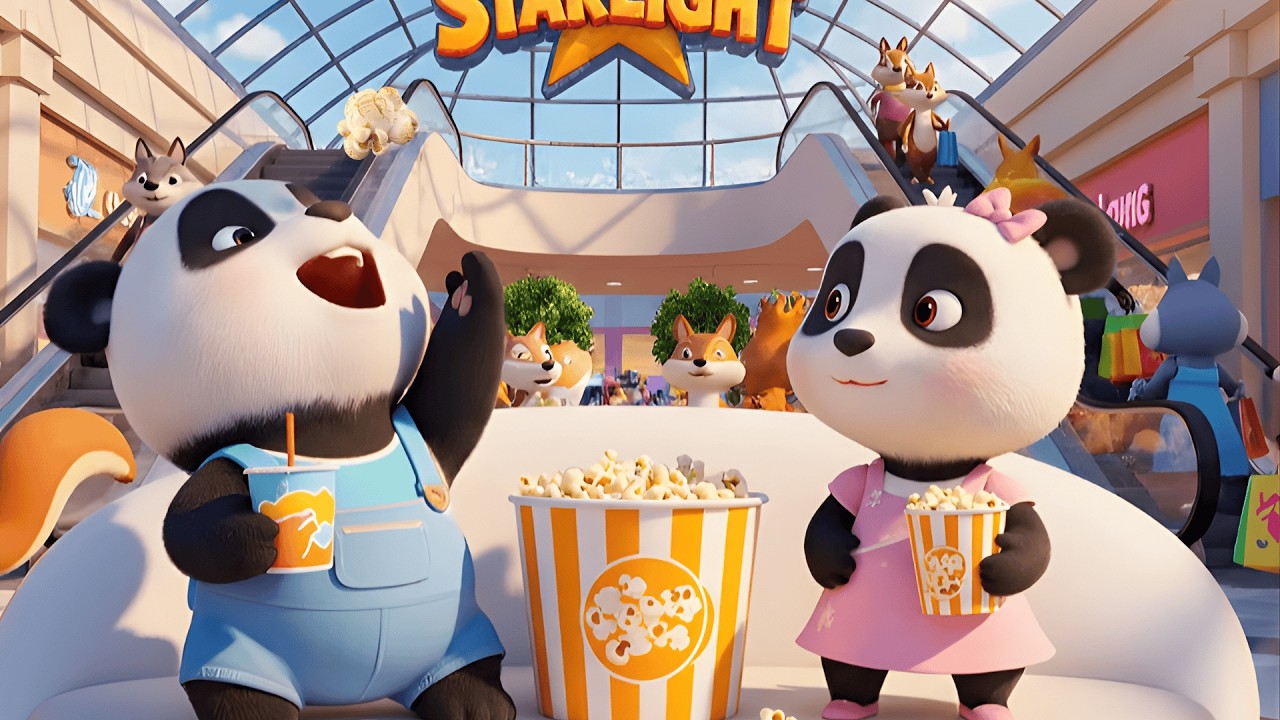 🐼 Panda Brothers Go Shopping 🛒 Panda Brothers Help a Hedgehog Overcome ...