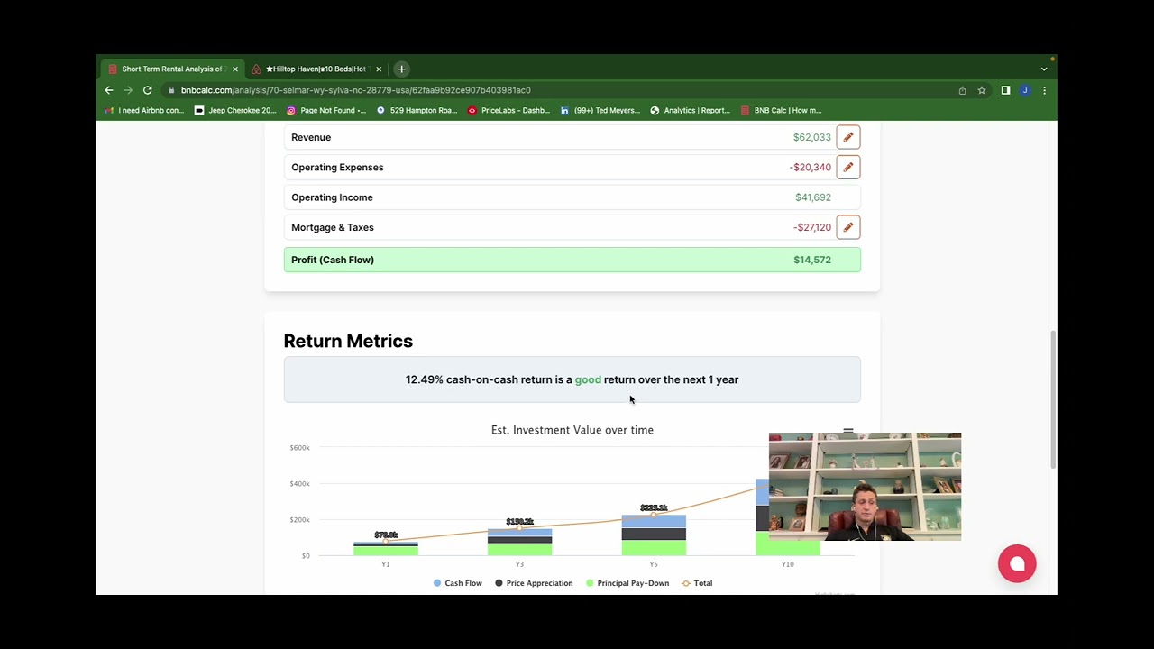 BNBCALC DEMO -- The premiere tool for projecting profit for an Airbnb property - YouTube