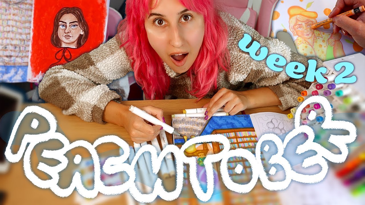 I Used EVERY Art Medium in my Sketchbook: HUGE Art Challenge by Furry ...