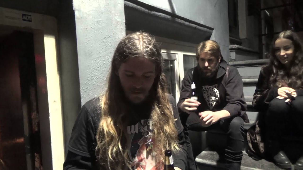 Harsh toke (USA) @The Cave Amsterdam October 2015 - Post gig band ...