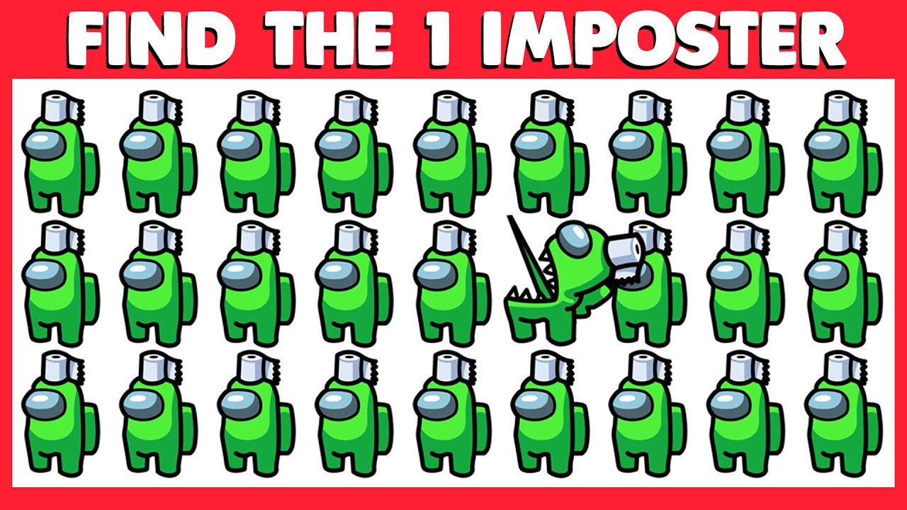 😈 FIND THE 1 IMPOSTER IN AMONG US | Quiz Squid game | Quiz Puzzle Game ...