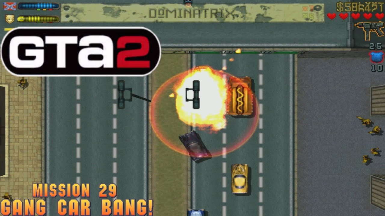 GTA 2 (PC) Mission #29 - Gang Car Bang! - YouTube