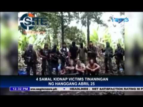 Samal kidnap victims face execution on April 25 - YouTube