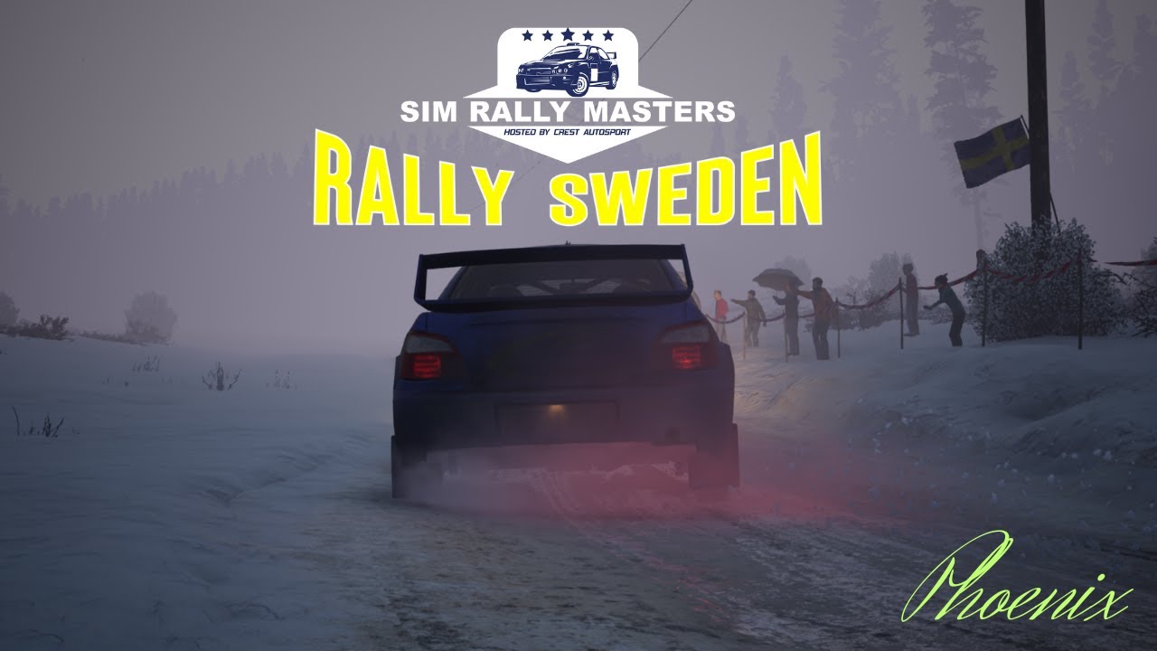 Sim Rally Masters Rally Sweden stage 5 onboard - YouTube