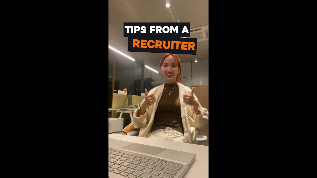 Behind a Recruiter's Desk: 3 Lessons from a Recruiter!! - YouTube