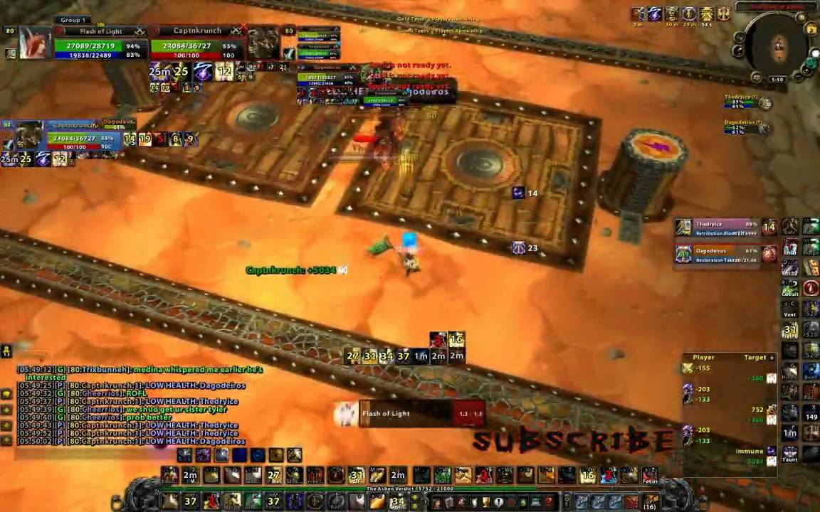 2v2 WoW Arena 2700 Paladin Warrior vs. Druid RetPaladin on Ring of ...