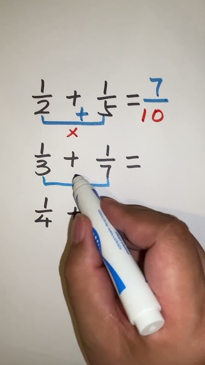 How to add fractions | adding fractions | fraction tricks #fractions # ...