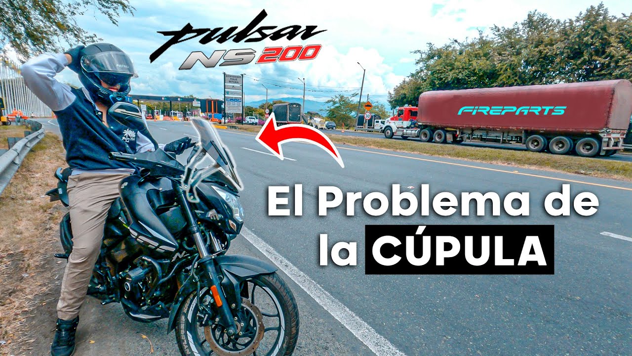 Probando La Cúpula de Fire Parts para Pulsar NS 200 🏍 - YouTube