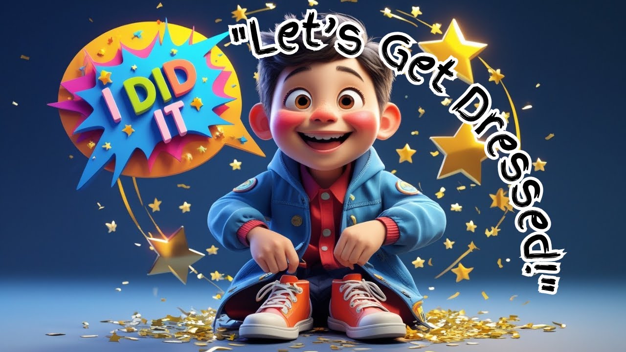 🧦 "Let’s Get Dressed!" | Fun Morning Routine Song for Kids | Learn with ...
