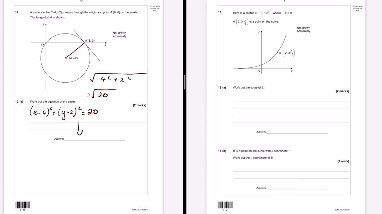 Further Maths GCSE FM AQA Level 2 Nov 2021 Paper 1 Non Calc Walkthrough Further Maths GCSE FM AQA Level 2 Nov 2021 Paper 1 Non Calc Walkthrough