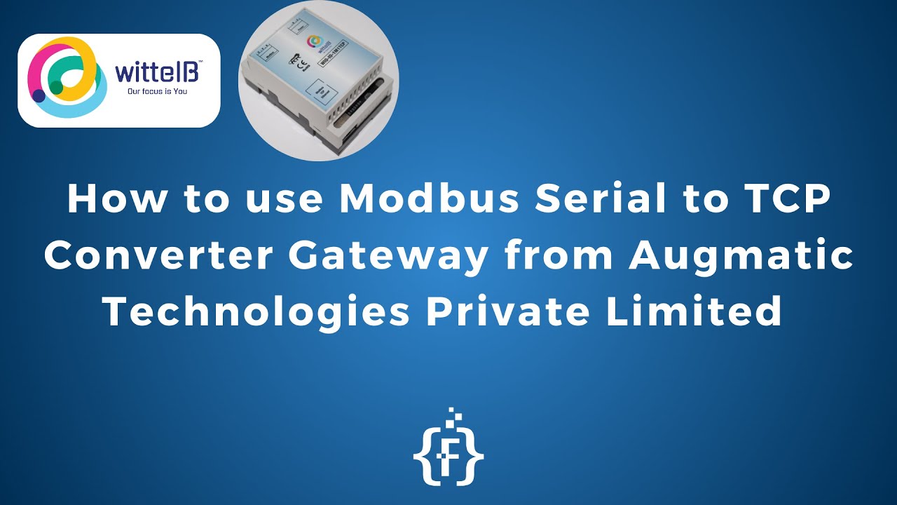 How to use Modbus Serial to TCP Converter Gateway from Augmatic ...