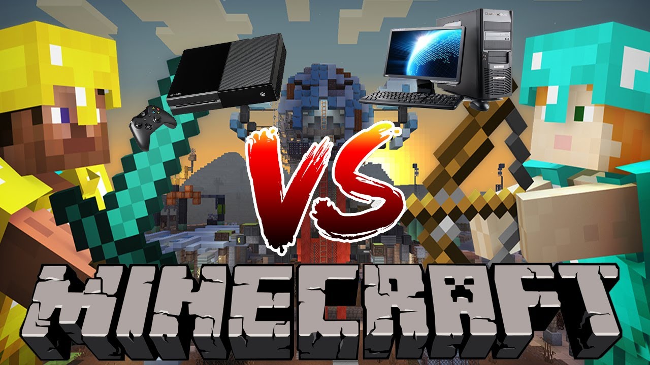 MINECRAFT BATTLE - PC PLAYERS VS CONSOLE PLAYERS - E3 EXCLUSIVE - YouTube