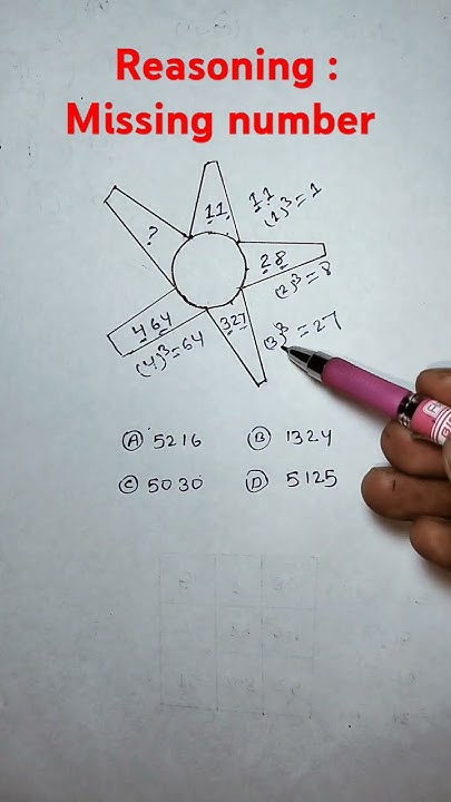 Missing number | missing number reasoning tricks - YouTube