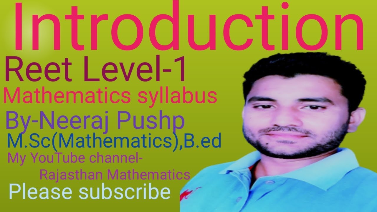 Introduction Reet Level 1 Syllabus YouTube introduction-reet-level-1-syllabus-youtube