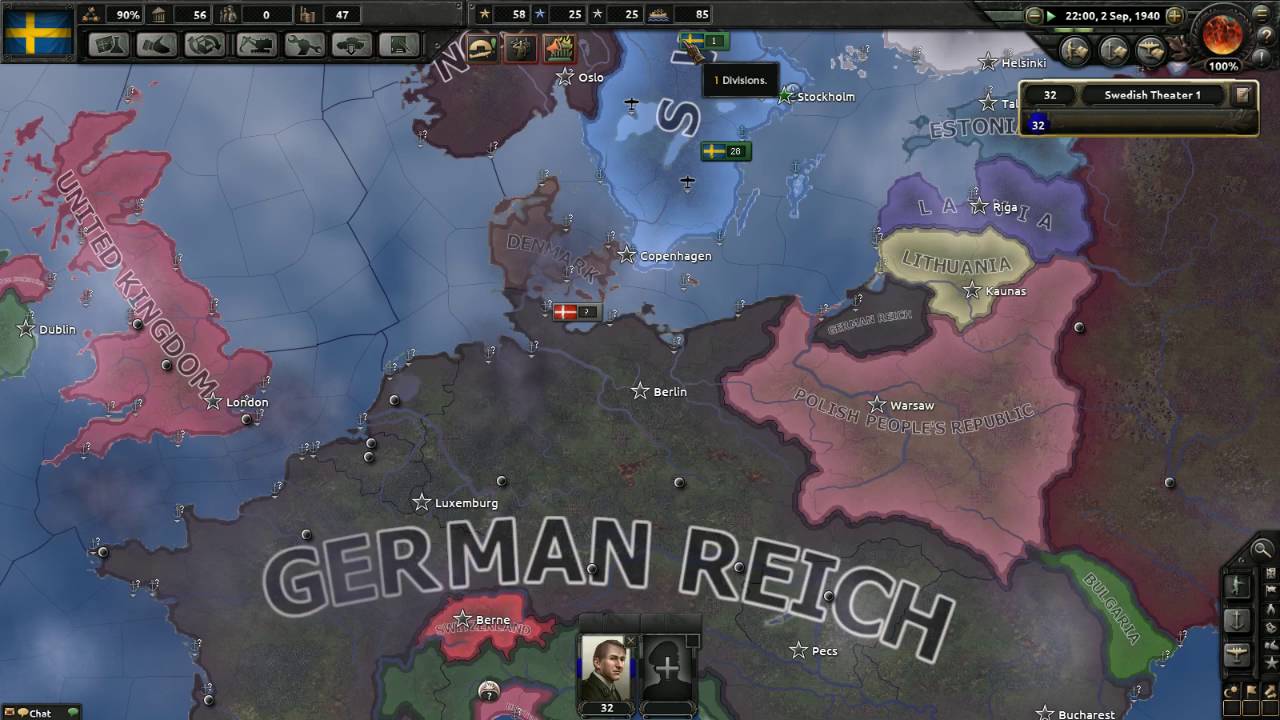 HOI4 Multiplayer - Let's Play Sweden - YouTube
