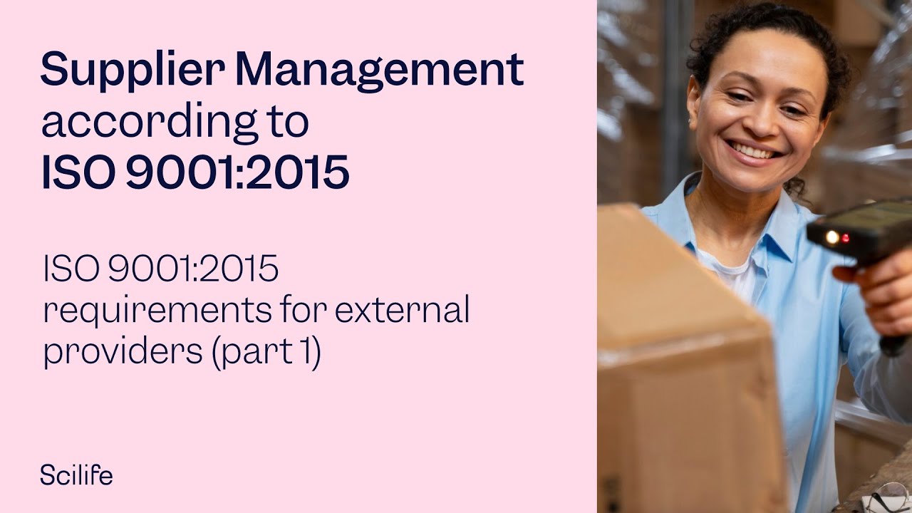 Supplier management according to ISO 9001:2015 - YouTube