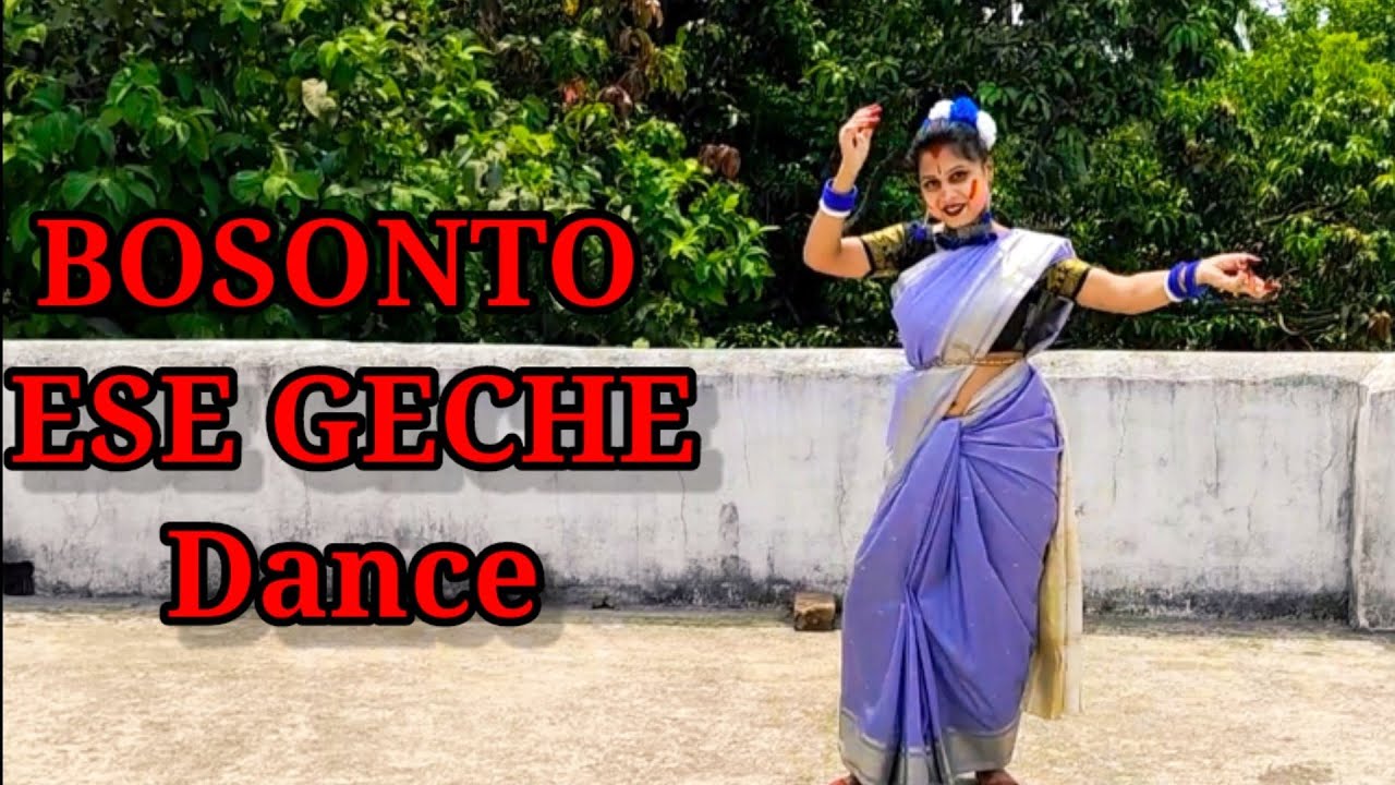 Boshonto Eshe Geche | Holi Special | Dance Cover | Ft. Priyasmita ...