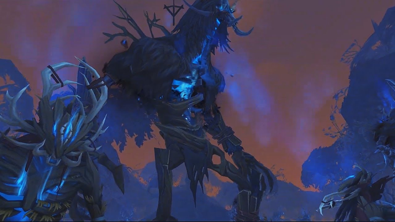 8.0 Battle for Azeroth. Gorak Tul, Lord of the Blighted Lands Cutscene ...