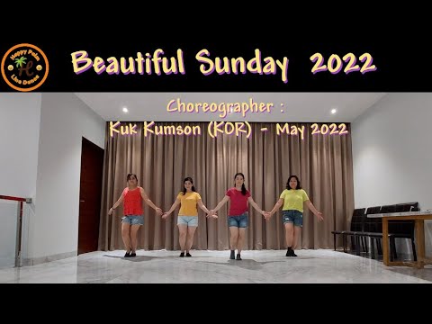 Beautiful Sunday - Line Dance - YouTube