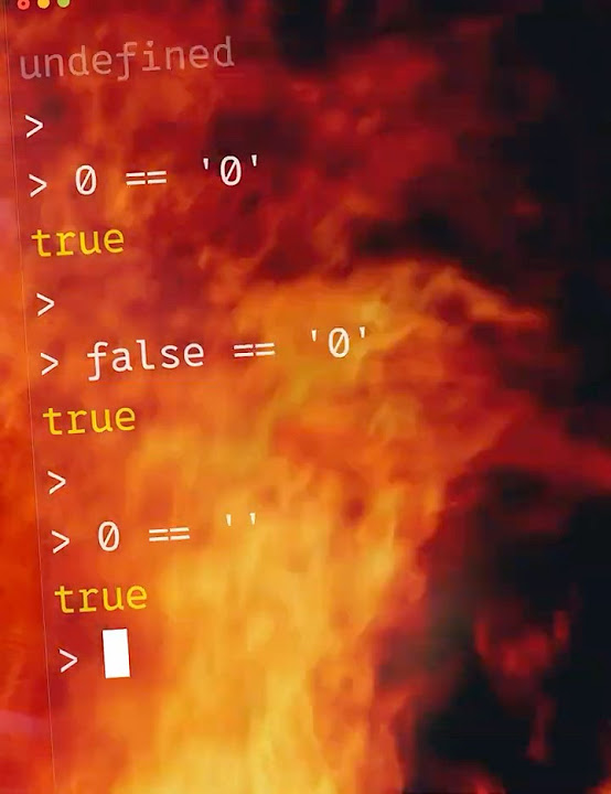 Why Triple Equals in ONLY JavaScript? (WEIRD PROGRAMMING STUFF #1) - YouTube