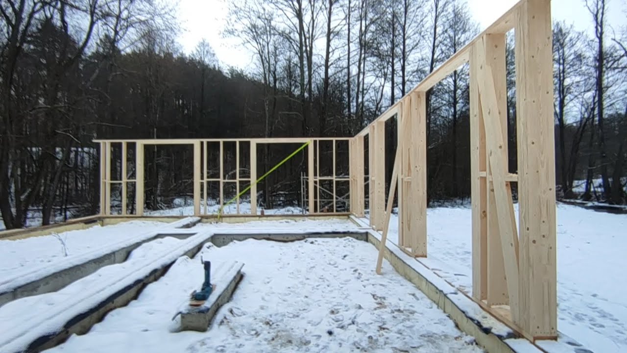 "BarnHouse" stiliaus namo statybų pradžia. - YouTube