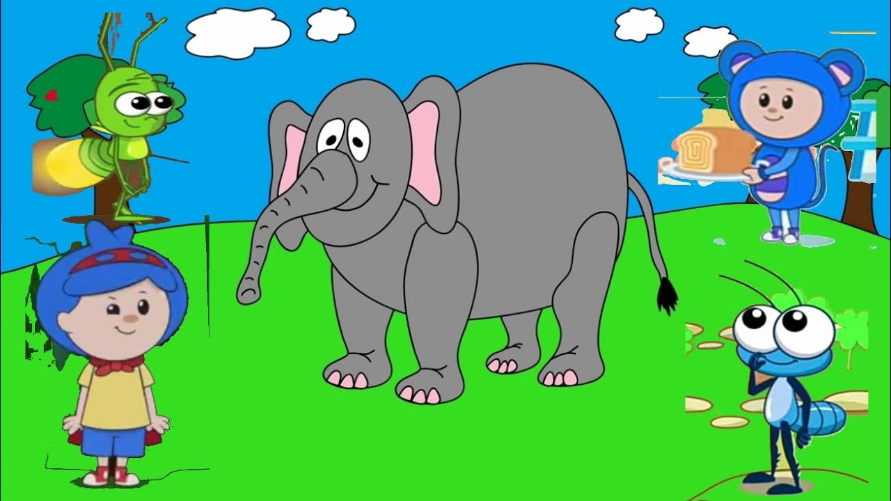 bob zoom mother goose club em grande do elefante - YouTube