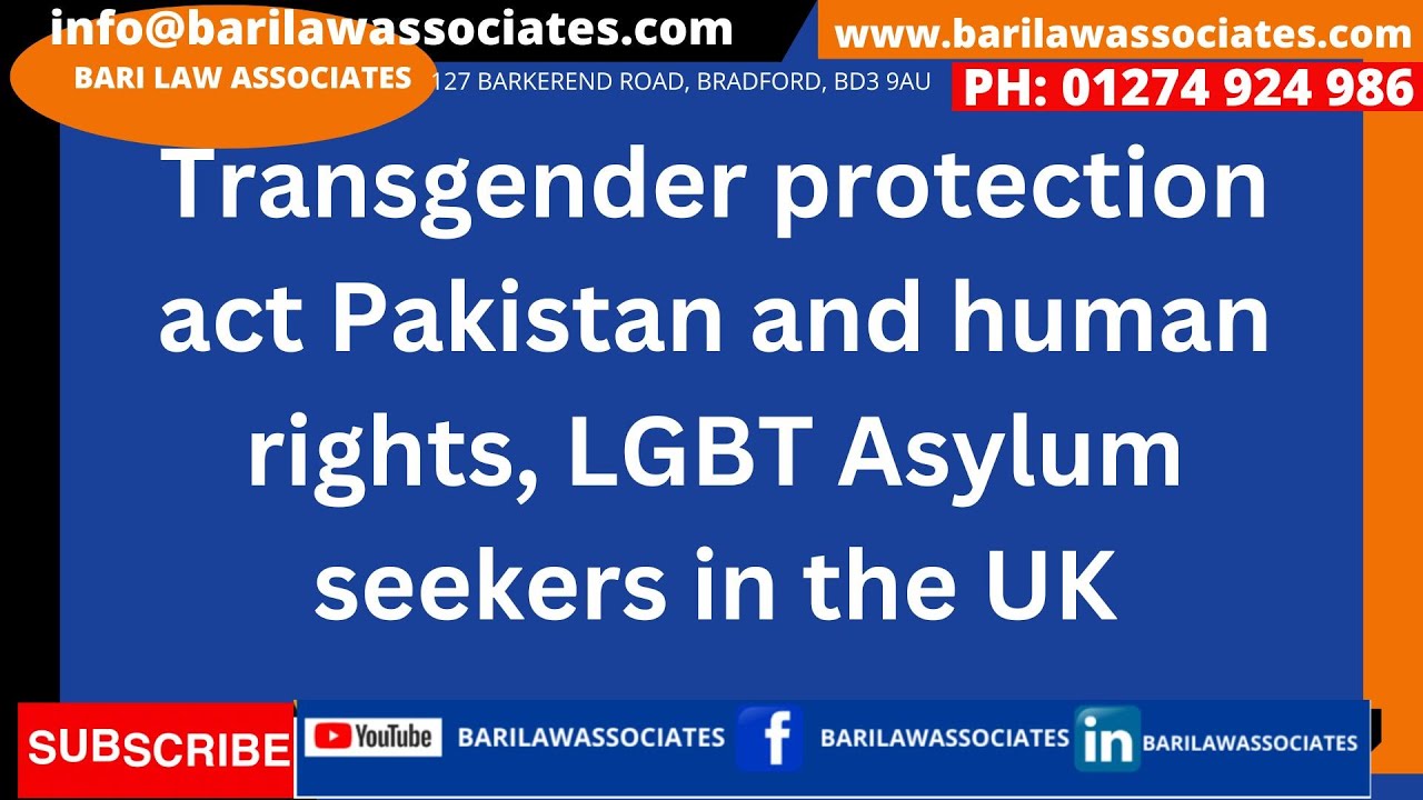 Transgender protection act Pakistan and human rights, LGBT Asylum ...