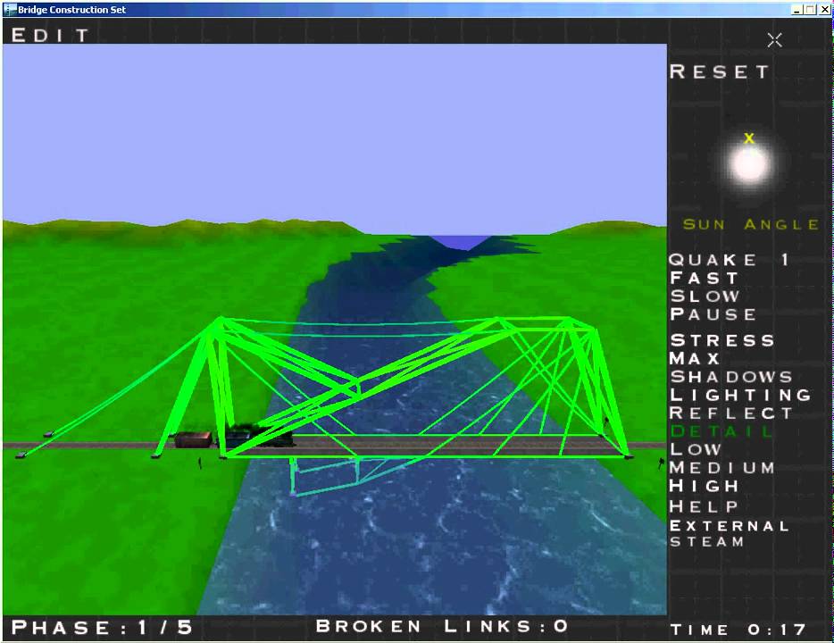 Pontifex II (Bridge Construction Set) Extra level 04 - YouTube