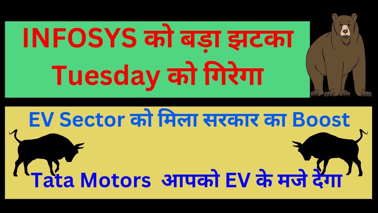 Infosys Order Cancel। Infosys गिरेगा। EV Sector got Gov Boost। Tata ...