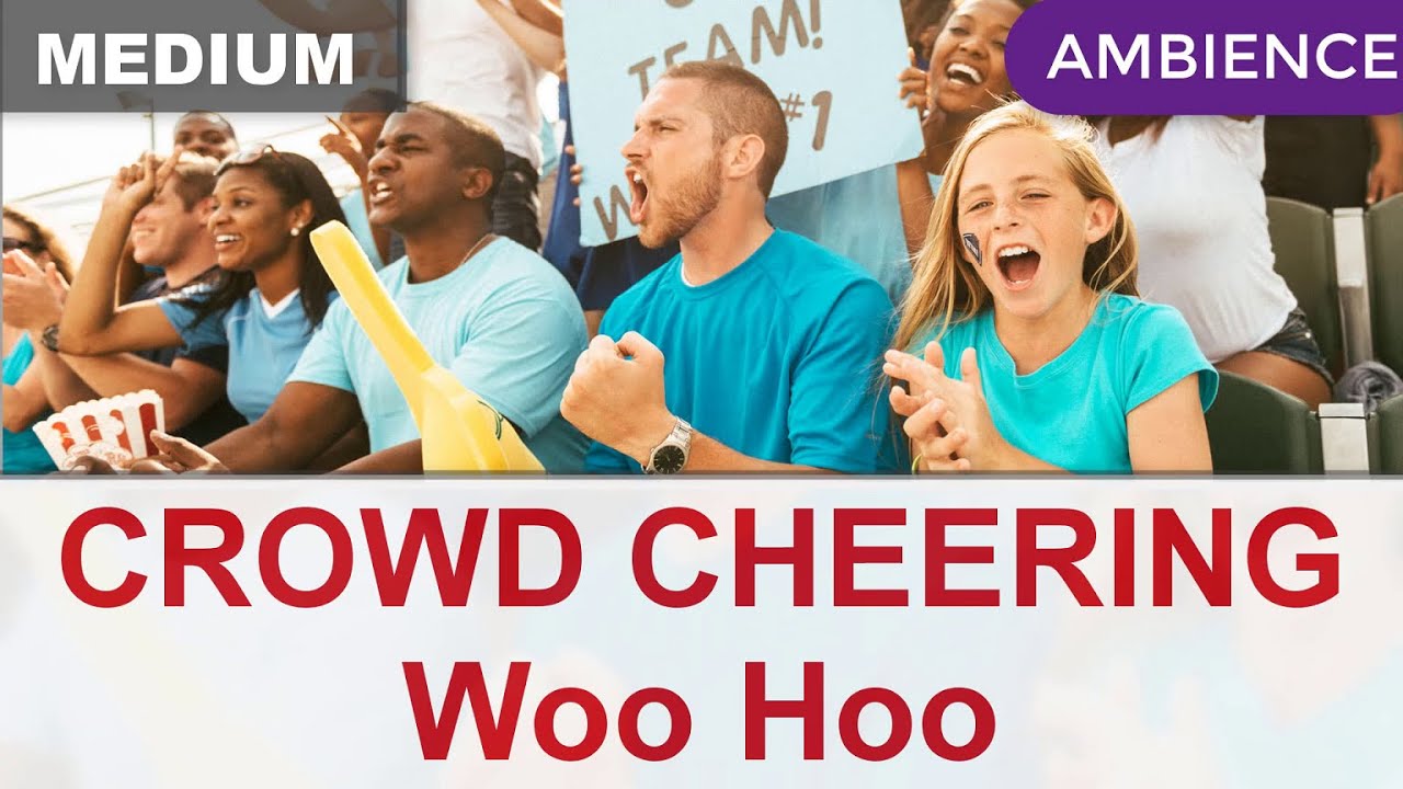 CROWD CHEERING | WOOING | Enthusiastic Crowd Screaming|Crowd supporting ...