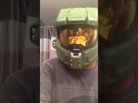 What Master chief looks without his helmet - YouTube