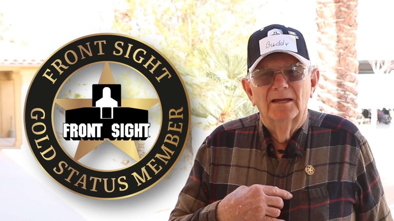 Front Sight Gold Status Member William Tisdale message to Dr. Ignatius ...
