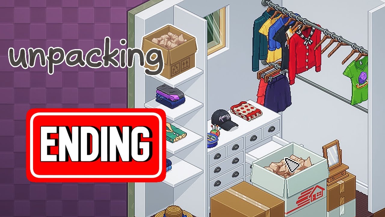 UNPACKING ENDING gameplay walkthrough | [ NO COMMENTARY ] - YouTube