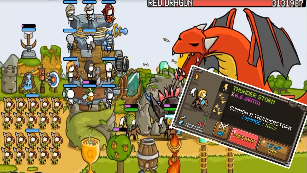 Grow Castle: Dùng 50 Triệu Vàng Nâng Cấp Hero Thor - Toan Ants - YouTube