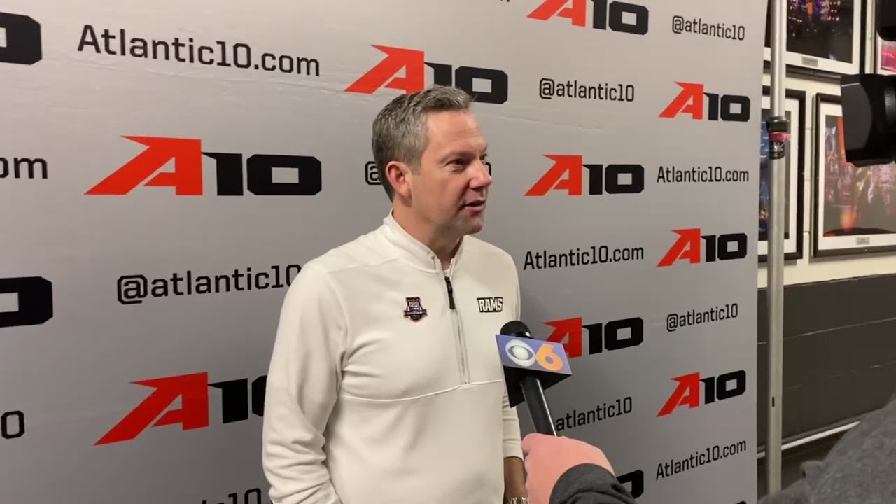 (1/2) VCU basketball coach Ryan Odom after 69-62 win over Fordham in ...