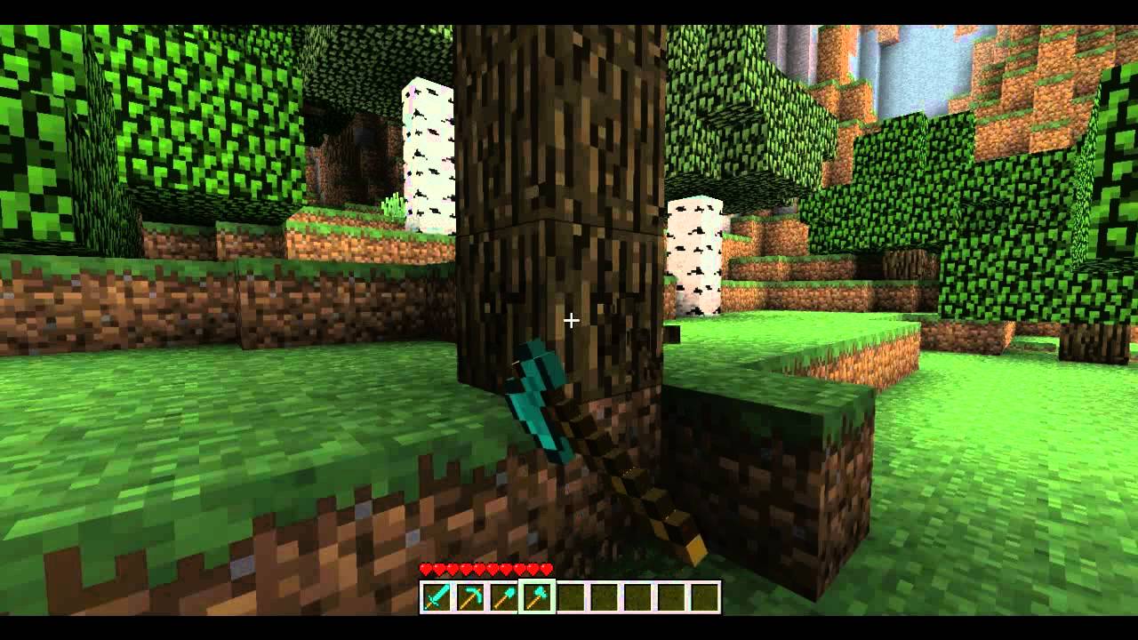 Minecraft Mods - Timber! (MC 1.3.1) - YouTube